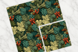 Vibrant Tropical Seamless Patterns Graphic by CUTTING DESIGNCrafts ...
