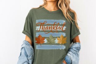 Vintage Thankful Fall Leaves PNG Graphic by SoftInk Studio · Creative ...