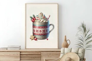 Watercolor Christmas Cocoa Clipart Graphic by Creative Print · Creative ...