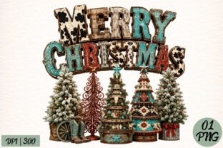 Western Christmas Trees PNG Graphic by Digital Artistic99 · Creative ...