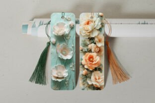 3d Watercolor Floral Printable Bookmark Graphic by Artify Hub Studio ...