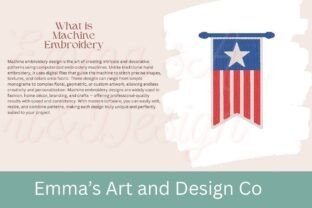 4th of July Flag Embroidery Design · Creative Fabrica