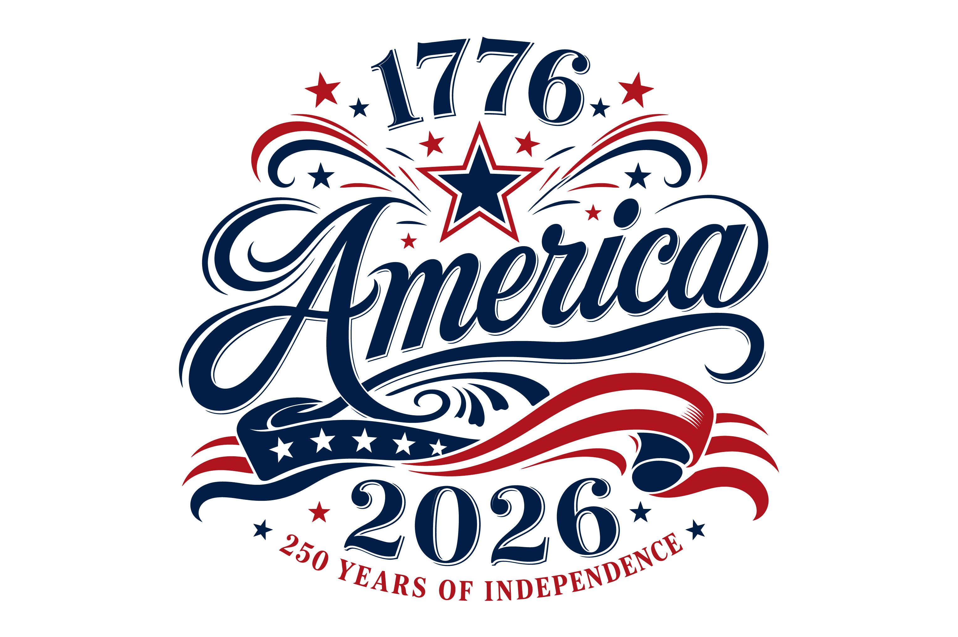 America 2026 250 Years SVG Graphic by Design Station · Creative Fabrica