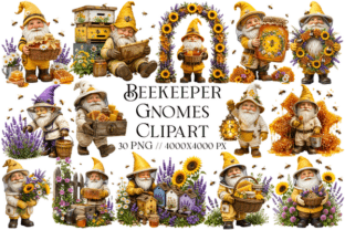 Beekeeper Gnomes Clipart Graphic by Phoenixvect · Creative Fabrica