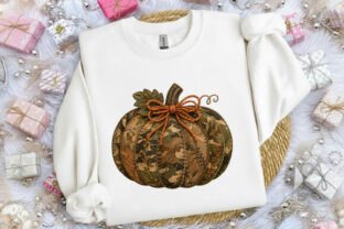 Camouflage Pumpkin Autumn Harvest PNG Graphic by Vintage Expert ...