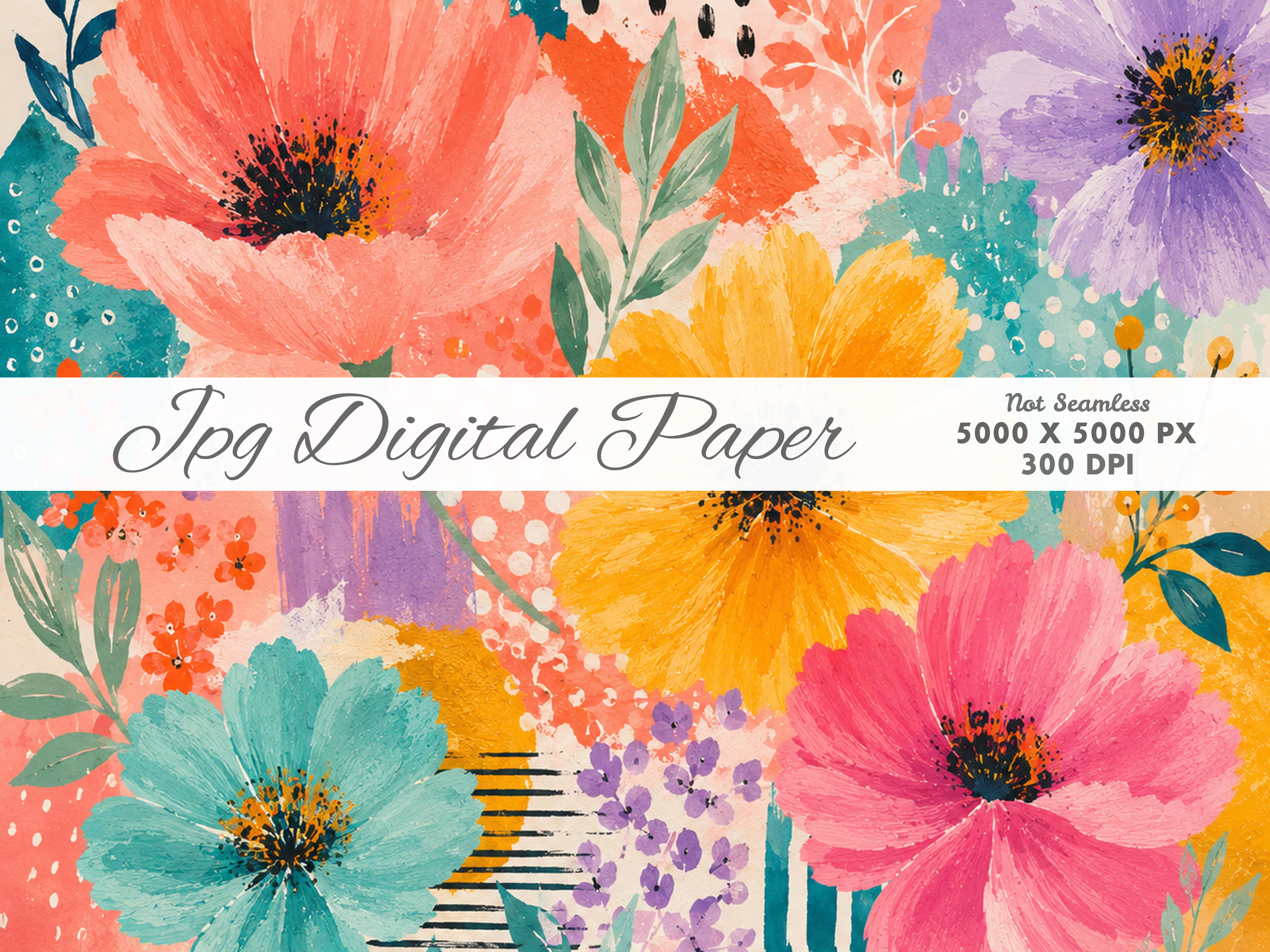 Colorful Mixed Media Background Graphic by Craftcity · Creative Fabrica