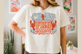 Crawfish Season Patchwork PNG Graphic by Vintage Expert · Creative Fabrica