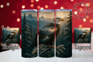 Eagle Hunting Rustic Forest 20oz Tumbler Graphic by christina.clipart ...
