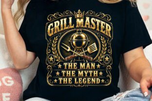 Grill Master the Legend Golden PNG Art Graphic by Resal4019 · Creative ...