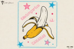 Kindergarten is Bananas Teacher SVG PNG Graphic by Vector-Studio16 ...