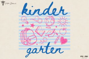 Kindergarten Teacher SVG PNG Bundle Graphic by Vector-Studio16 ...