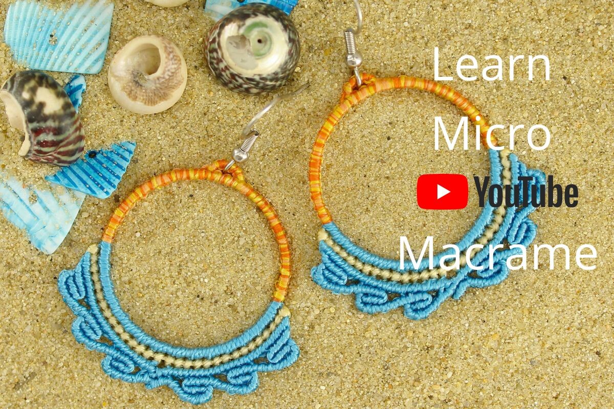 Macrame Sea Wave Pattern Graphic by ewimacrame · Creative Fabrica