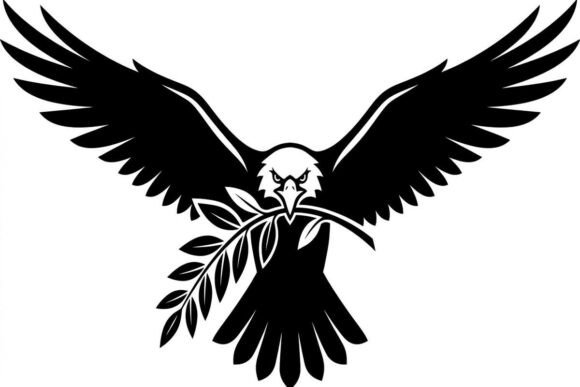 Majestic Bald Eagle Head Art Graphic by sahamilon125 · Creative Fabrica