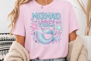 Mermaid Vibes PNG, Cute Mermaid Tail PNG Graphic by Rose Art · Creative ...