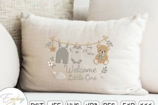Newborn & Baby Shower Embroidery Design · Creative Fabrica