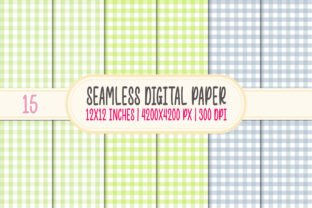 Pastel Gingham Digital Paper Svg Graphic by Josehysf · Creative Fabrica