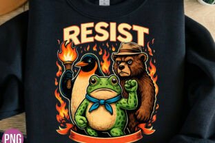 Resist Frog Penguin Bear Protest PNG Graphic by MERA STORE · Creative ...