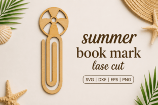 Summer Beach Ball Paper Clip Bookmark · Creative Fabrica
