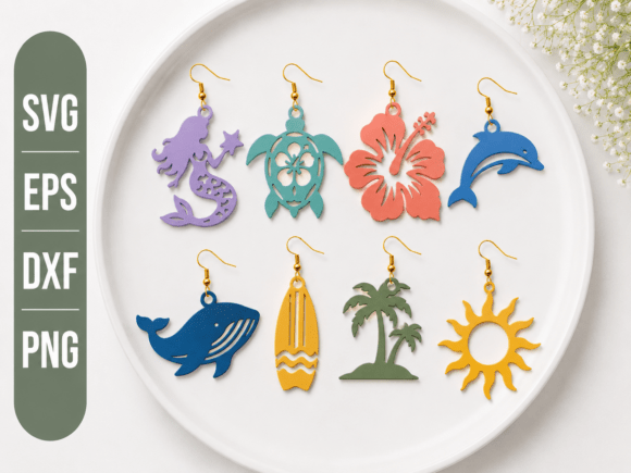 Teacher Earrings SVG Laser Cut File · Creative Fabrica