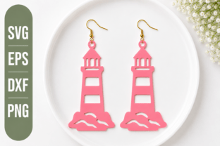 Summer Earrings SVG Laser Cut File · Creative Fabrica