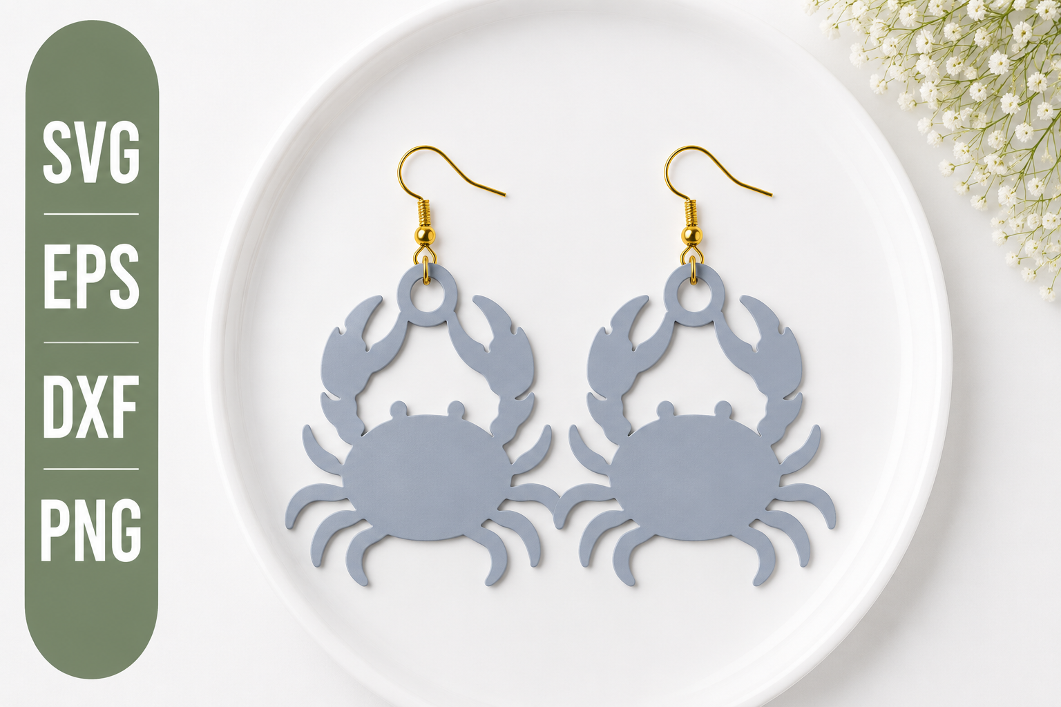 Summer Earrings SVG Laser Cut File · Creative Fabrica
