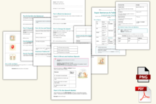 Super Sentences & Grammar Workbook Graphic by Nora as · Creative Fabrica