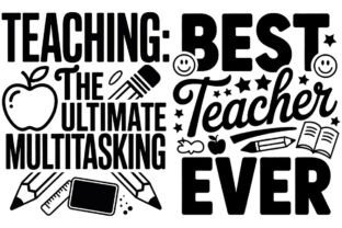 Teacher Quotes Clipart Set Graphic by Joanna Redesiuk · Creative Fabrica