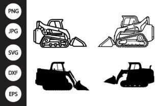 Track Skid Steer SVG Graphic by MYDIGITALART13 · Creative Fabrica