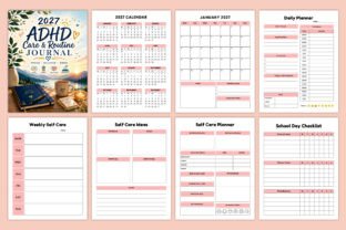 2027 ADHD Care & Routine Journal KDP Graphic by SR KDP · Creative Fabrica