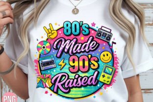 80s Made 90s Raised Retro Neon PNG Graphic by Trendy Bee · Creative Fabrica