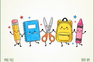 Back to School Doodle Supplies PNG Graphic by SoftInk Studio · Creative ...
