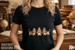 Bassets Dog Humor Pets PNG Graphic by jijopero · Creative Fabrica