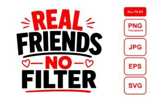 Best Friends Funny Quote Typography Graphic by futuristypestudio ...