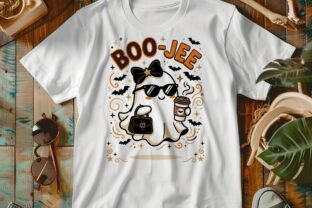 Boo-Jee Ghost Halloween Trendy Graphic by gregoraciiart · Creative Fabrica