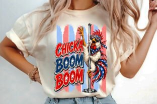 Chicka Boom Boom USA Chicken Shirt PNG Graphic by Razia Sultana ...