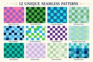 Cool Checkered Digital Background Papers Graphic by T.D. House ...