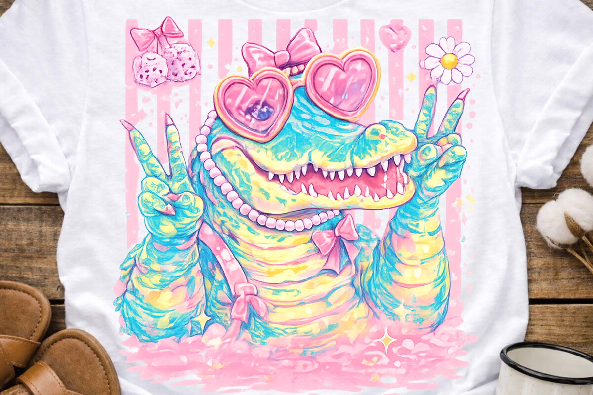 Coquette Crocodile Heart Sunglasses PNG Graphic by TrendyCreative ...