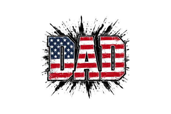 Dad Patriotic USA SVG Graphic by sr_sohag · Creative Fabrica