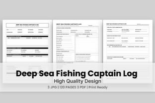 Deep Sea Fishing Log KDP Interior Graphic by armanmojumdar49 · Creative ...