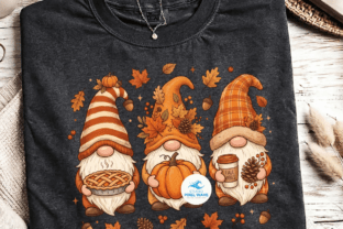 Fall Gnomes Autumn Pumpkin Png Graphic by studiopixelwave · Creative ...