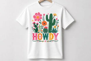 Howdy Cactus Floral PNG Graphic by CREATIVE DESIGN ZONE · Creative Fabrica