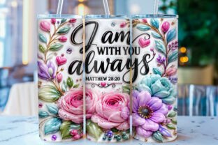 Inflated Christian Faith Floral Tumbler Graphic by iRobinIslam ...
