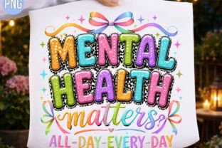 Mental Health Matters Motivational PNG Graphic by Art Zone · Creative ...