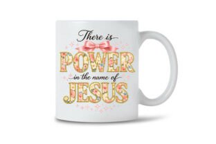 Power in Jesus Floral PNG Graphic by TrendyCreative · Creative Fabrica