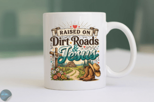 Raised on Dirt Roads Jesus PNG Graphic by Crafts SVG · Creative Fabrica