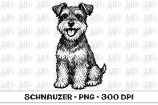 Schnauzer Dog Sketch PNG Graphic by MoxiFikaDesignCo · Creative Fabrica