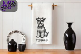 Schnauzer Dog Sketch PNG Graphic by MoxiFikaDesignCo · Creative Fabrica