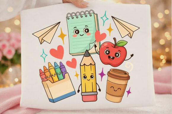 School Supplies Back to School Png Graphic by T-Shirt Design Bundle ...