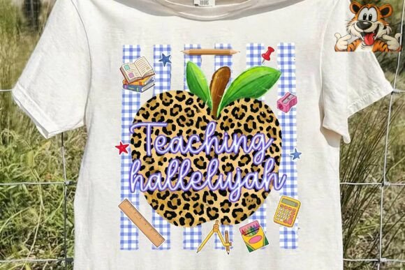 Teaching Hallelujah Leopard Apple PNG Graphic by TigerDesigns ...