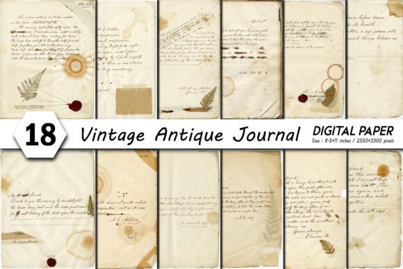Vintage Antique Junk Journal Background Graphic by maidulislammahim2001 ...